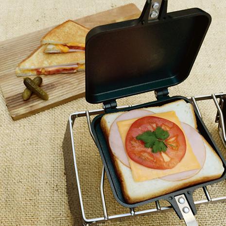 ホットサンドメーカー シングル ガス火用 | HighMOUNT | ハイマウント | KS4HGC-好日山荘(コウジツサンソウ)-登山・クライミング・アウトドア用品の総合専門店 好日山荘